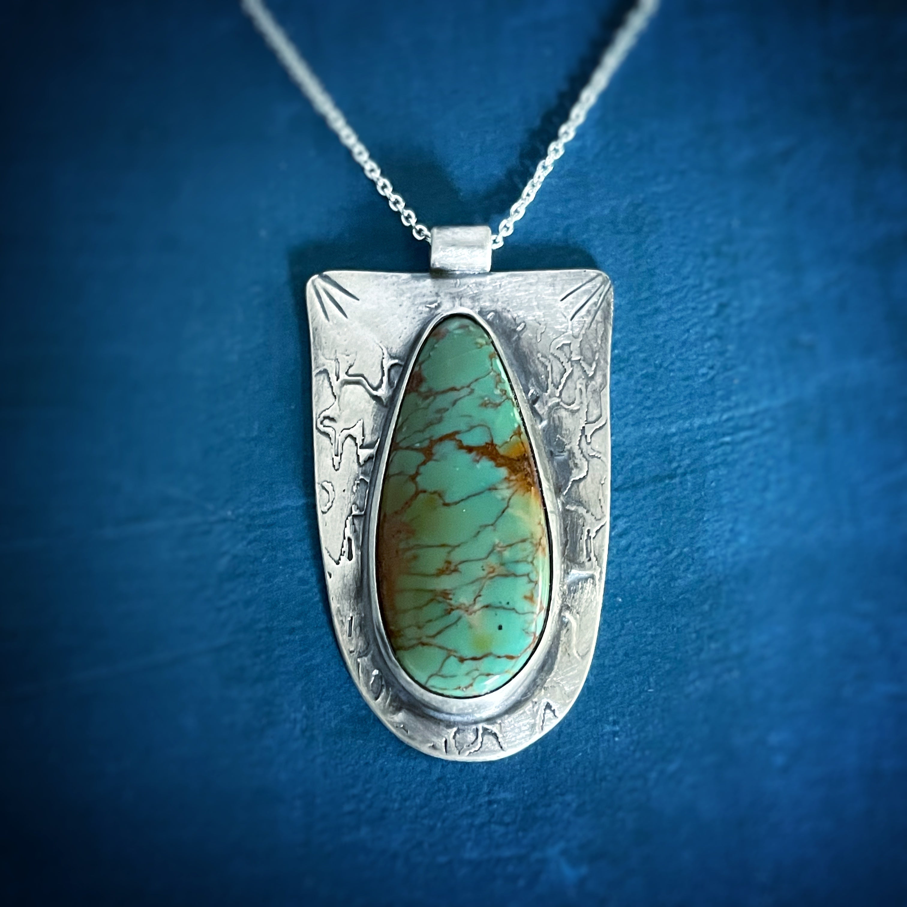 Green Turquoise Necklace – Allison Korn Designs